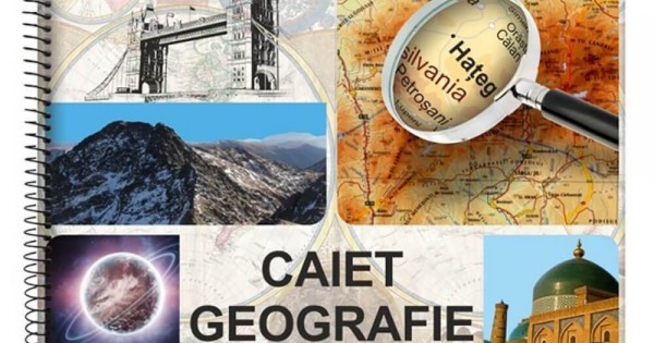 Caiet Geografie A4 DACO, 24 File, Spiralat, Coperta Policromie, Caiete ...