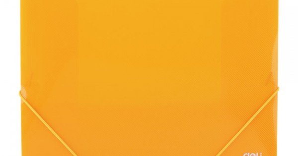 Mapa A4 cu Elastic Deli, Portocalie, Mapa, Mapa A4, Mapa Documente ...